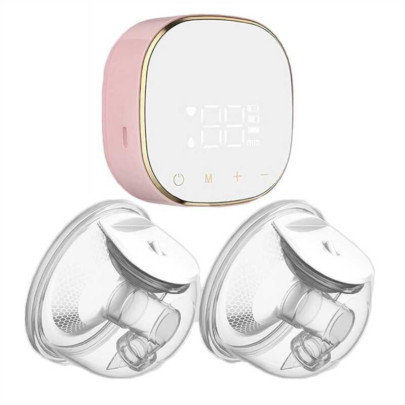 Electric Intelligent Double Breast Pump Hands-Free Suction Device Anti ...