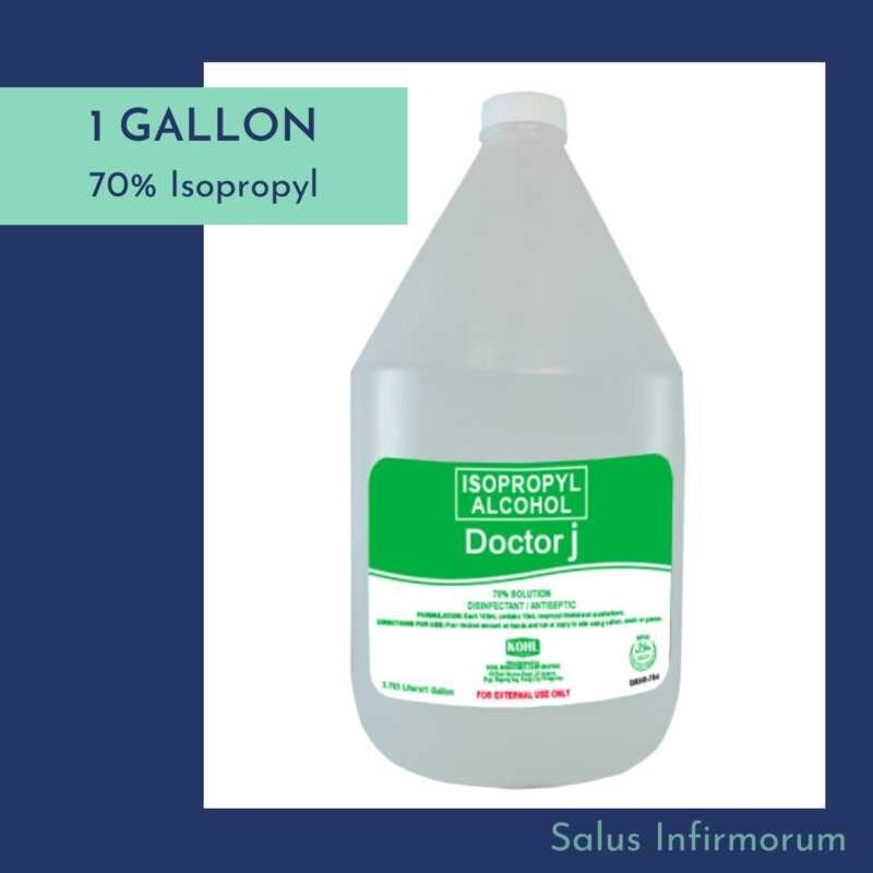 J Isopropyl Doctor Alcohol 70% Solution 1 Gallon | Shopee Philippines