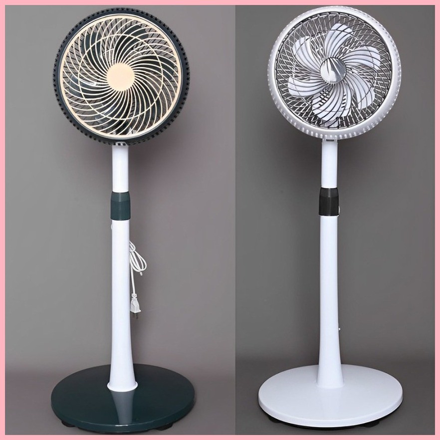 Silent Big Flood Stand Fan 2 Speed Shaking Head Electric Fans | Shopee ...