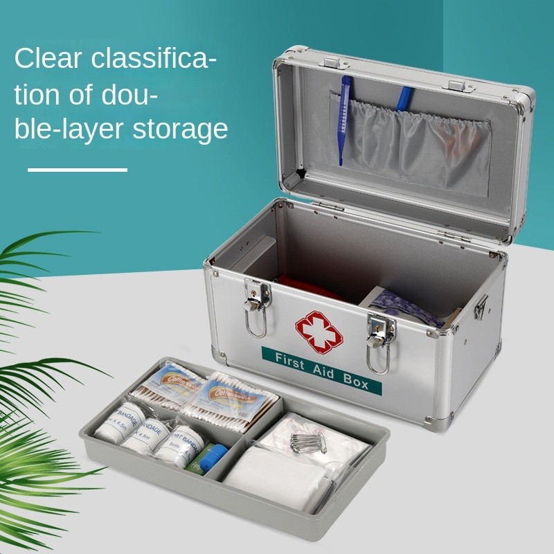 Home Standing Medical Kit With A Full Set Of First Aid Medicine Storage ...