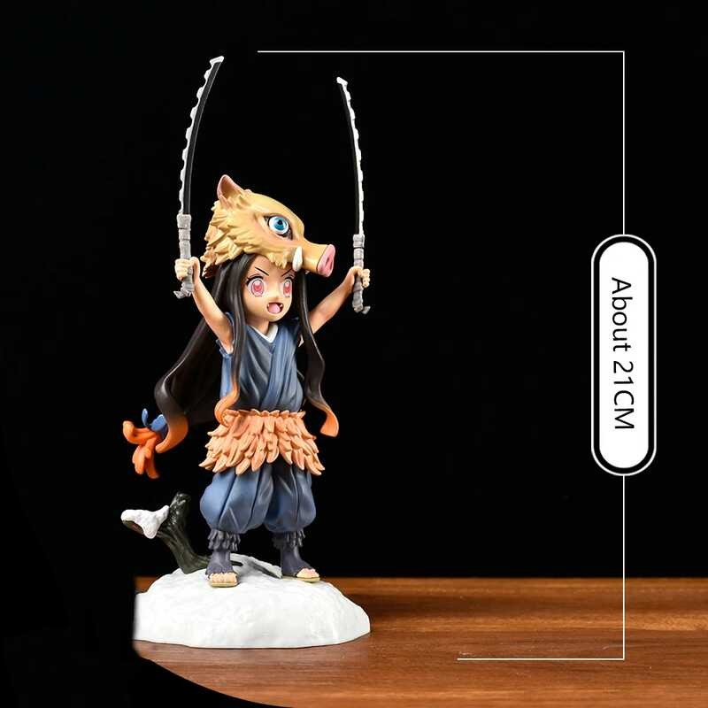 1 Demon Slayer Anime Figure Kimetsu No Yaiba 19Cm Pig's Head Kamado ...