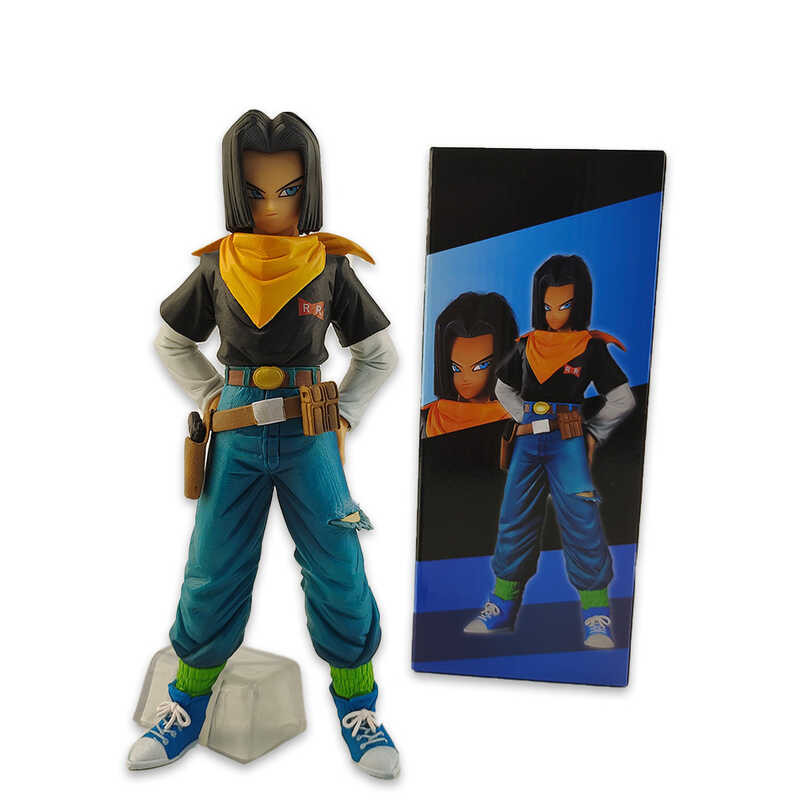 81 24Cm Anime Dragon Ball Z 17 Figure Android 18 Action Figures PVC ...