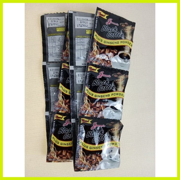 ∈ ⚽︎ ☪ Jimm's Black Coffee Plus Ginseng Powder 12 x 2g | Shopee Philippines