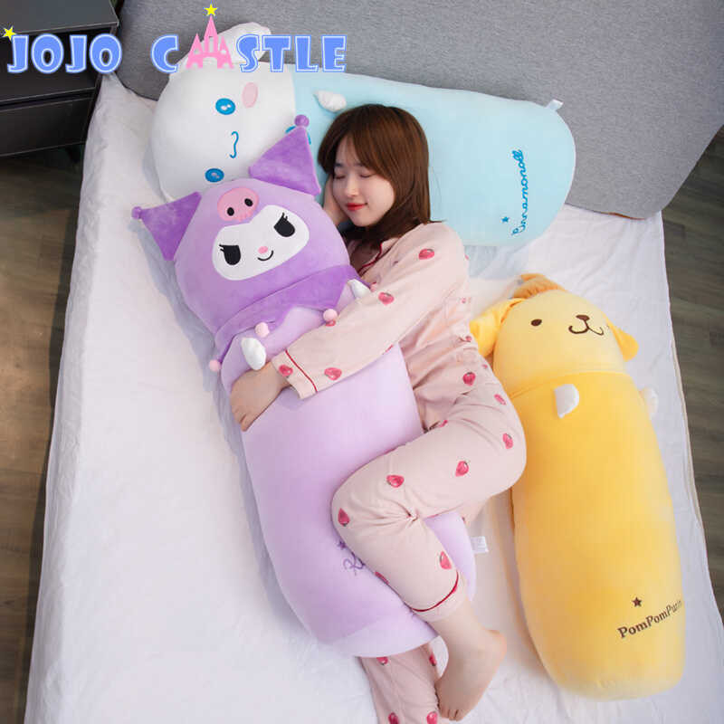 Jojo Castle Kawaii Throw Pillows With Long Strips Sanrio Anime Kuromi