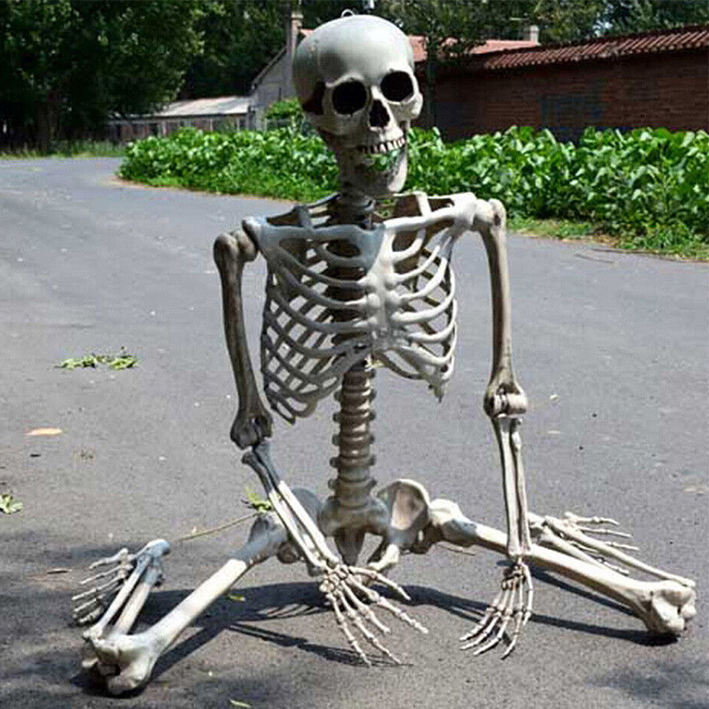 § Full Life Size Home Evil Party Decoration Horror Scary Big Skull 90Cm ...