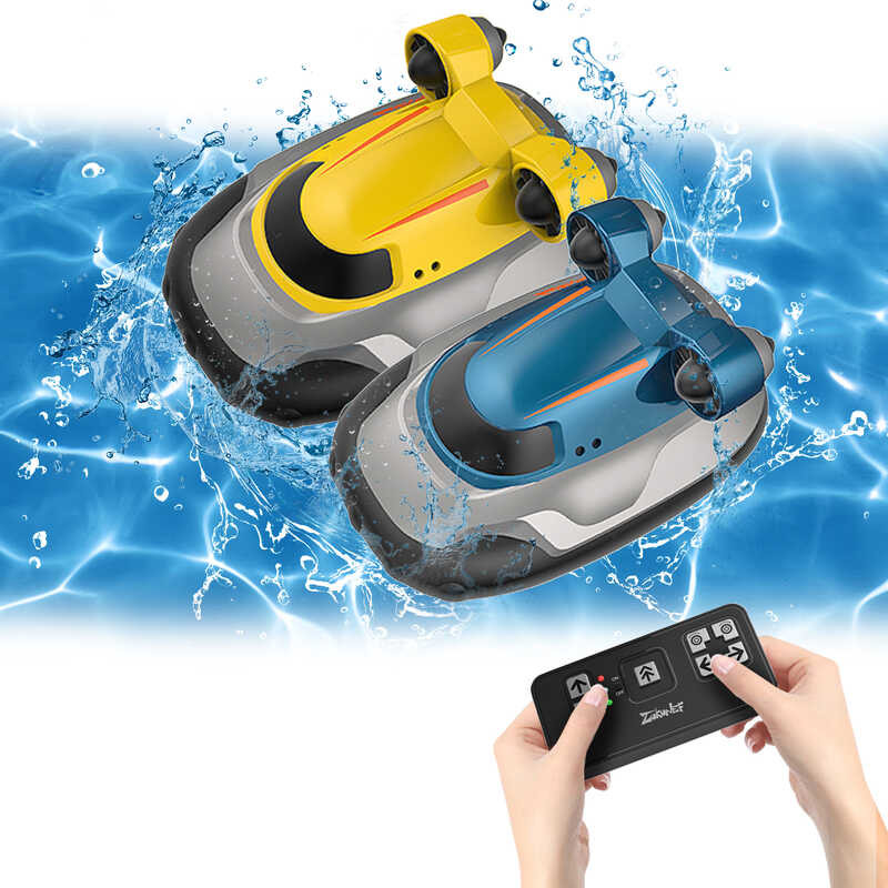 2.4Ghz 4Ch 10Km/H Rc Boat Water Game Toys Mini Watercraft Induction ...