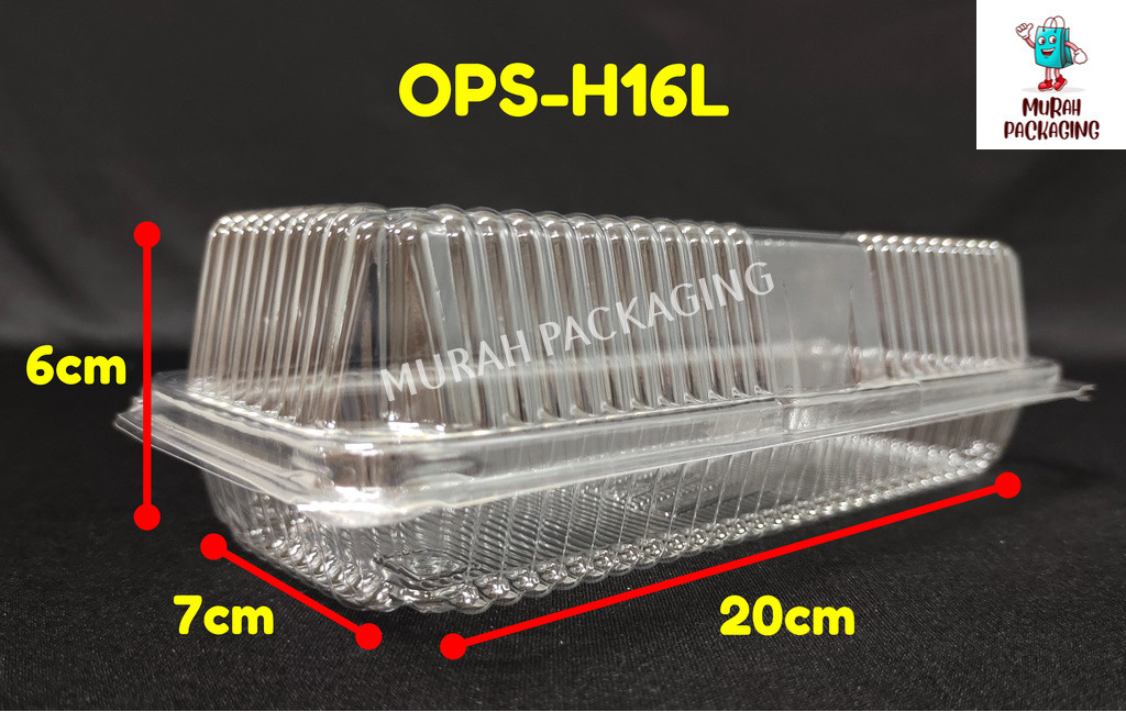 BENXON Kuih Container OPS H16L / Disposable Plastic Clear Bakery ...