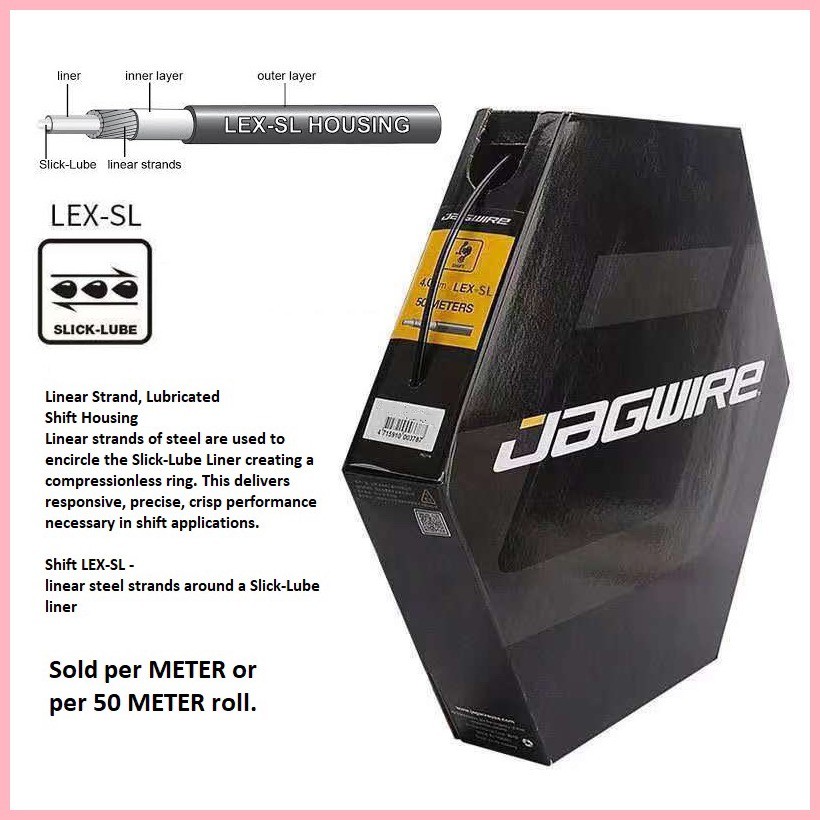 per meter) JAGWIRE Bike Brake Housing CGX-SL, JAGWIRE bike Shift ...