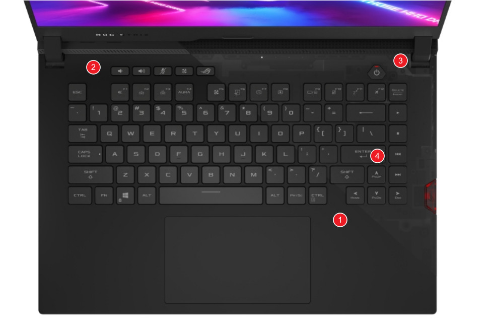 Laptop Keyboard Cover Skin For Asus ROG Strix SCAR 16 2024 G634 JZ ...