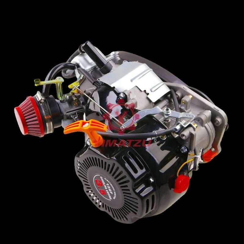 Moped Bicycle Modification Four-Stroke Engine Belt Drive 110CC Kit New ...