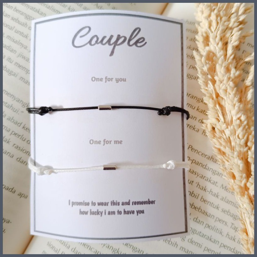 HITAM Couple Bracelets Couple Bracelets simple Rope Bracelets simple ...