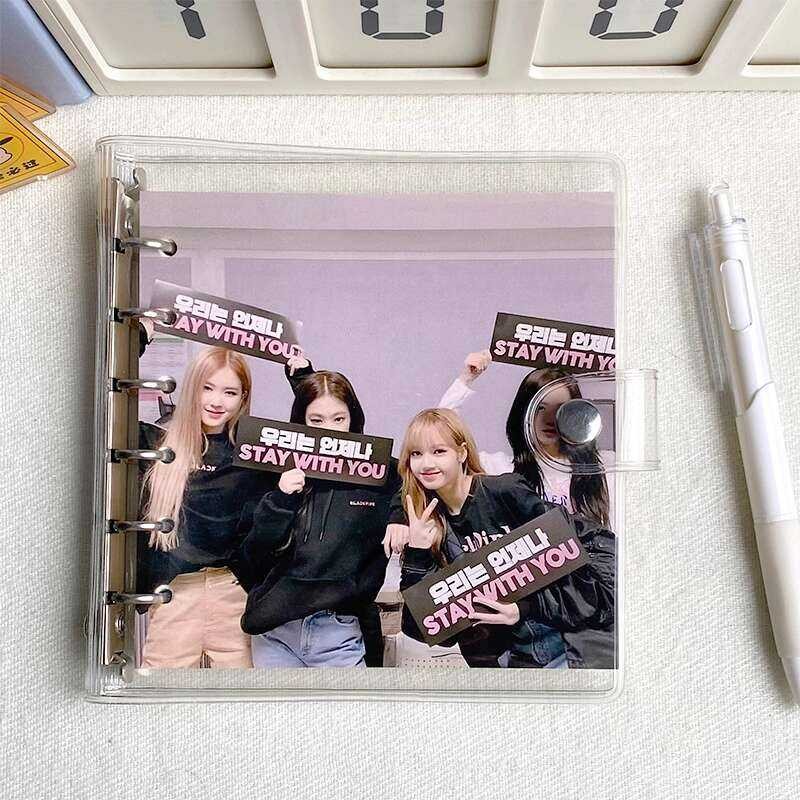 BLACKPINK Notebook Pink Ink Peripheral Journal Loose-leaf Detachable ...