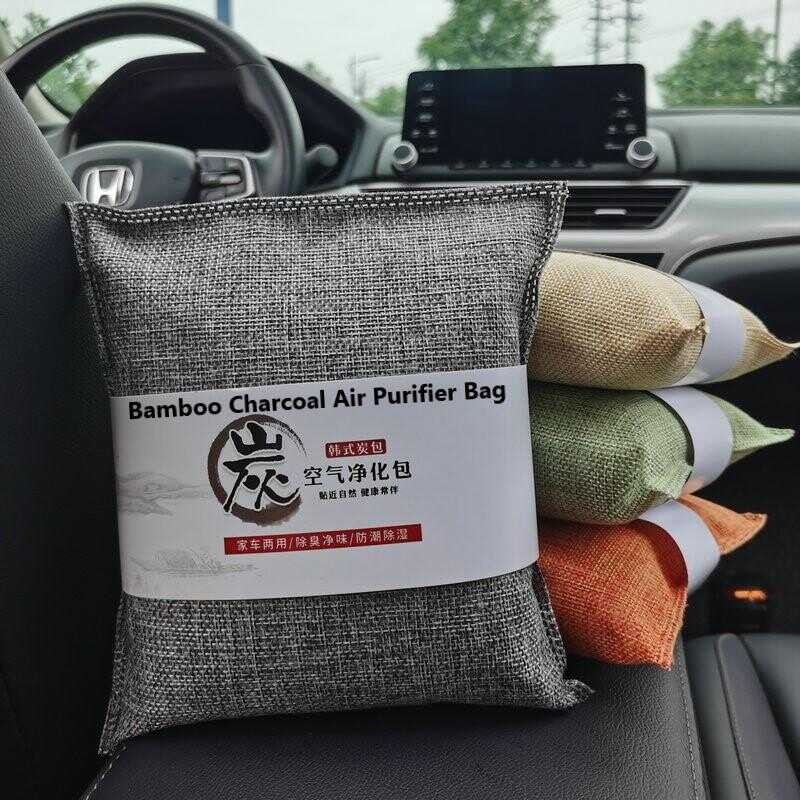 Deodorizer Car Air Freshener Linen Activated Bamboo Charcoal Bag 6月 ...