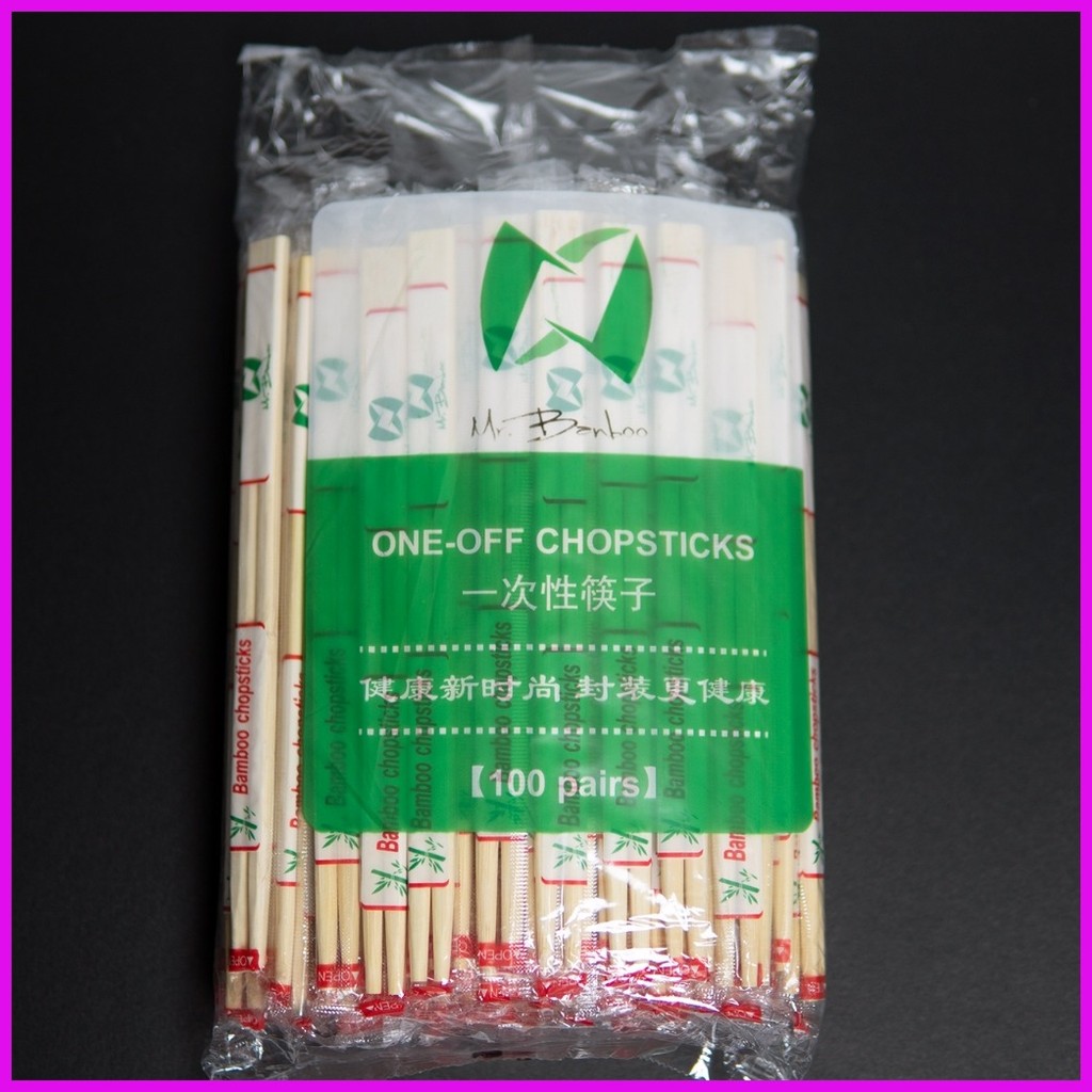 Round Bamboo Chopsticks100pcs | Shopee Philippines