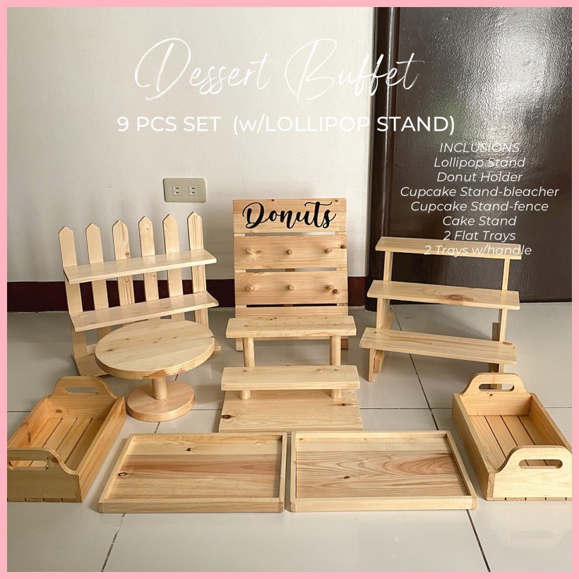 Sweet Corner Dessert Buffet (9PCS) Lollipop Stand | Shopee Philippines