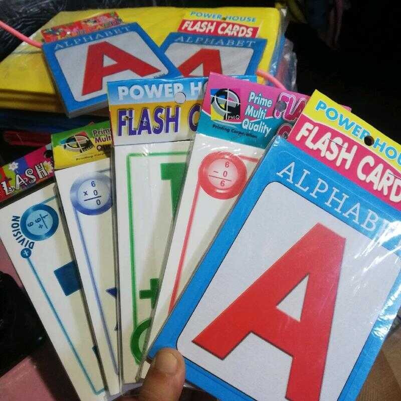 Alphabet, Addition, Subtraction,Multiplication, Division Flashcards Ccb ...