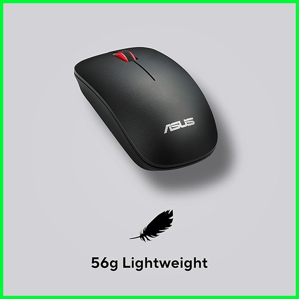 ¤ Asus WT300 Black-Red 1000 & 1600 DPI 2.4GHz Ergonomic Compact ...
