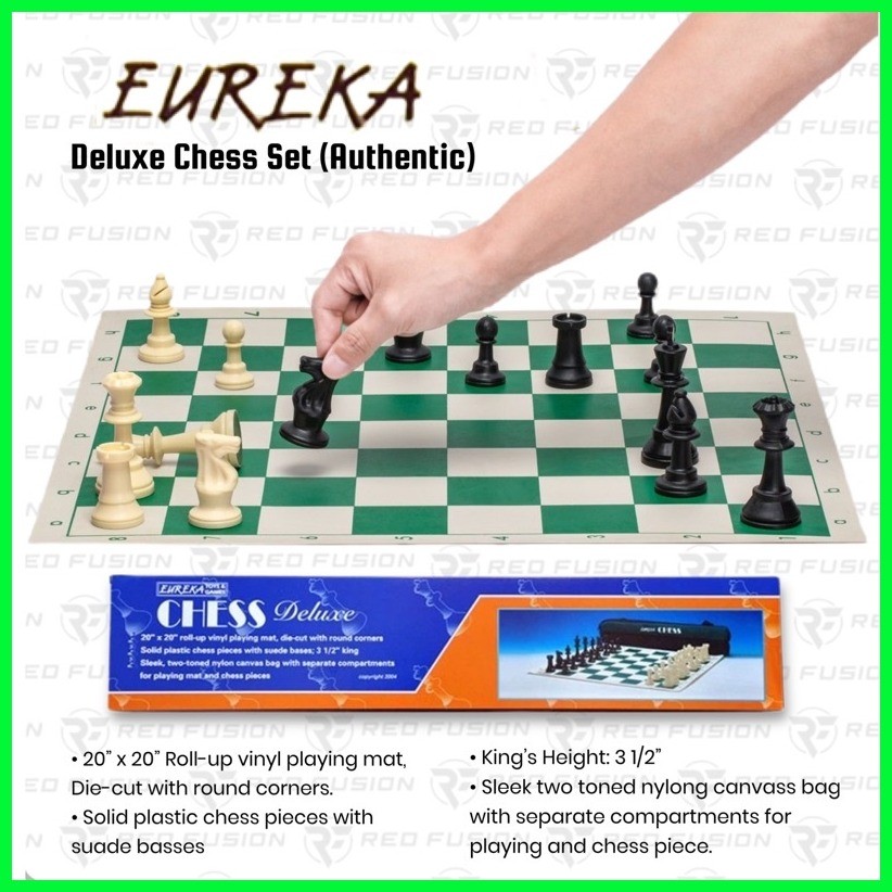 Eureka Chess Vinyl Mat Chess set (Authentic) | Shopee Philippines
