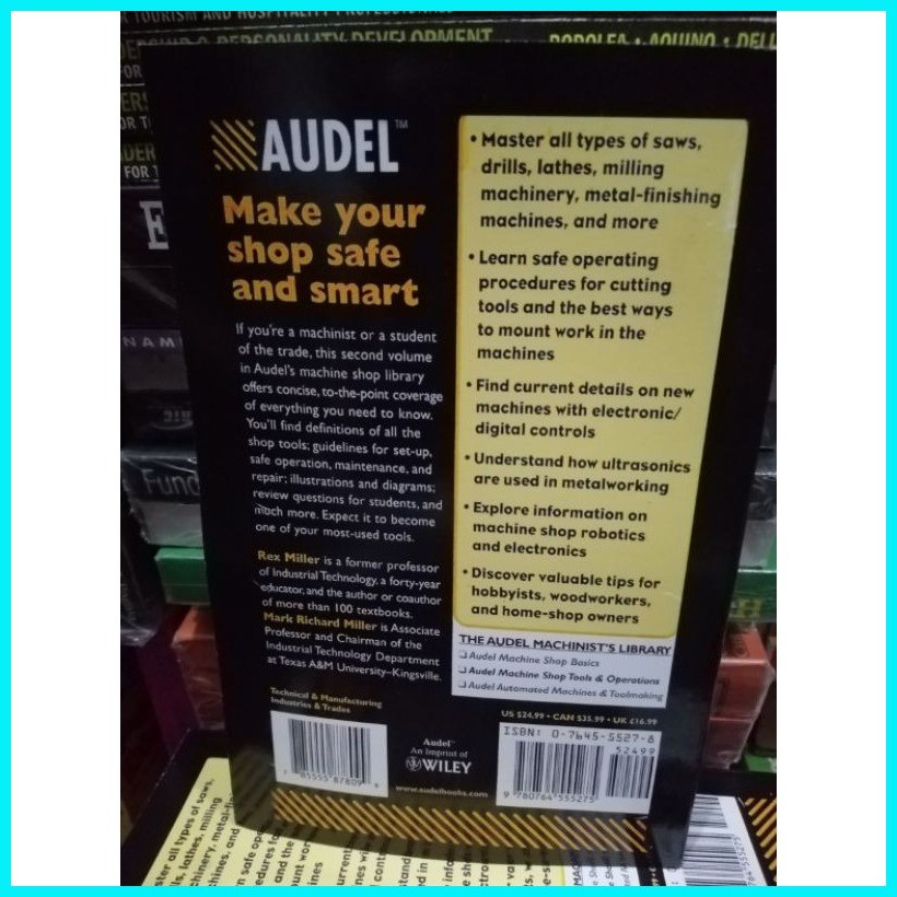 MACHINE SHOP TOOLS & OPERATIONS AUDEL | Shopee Philippines