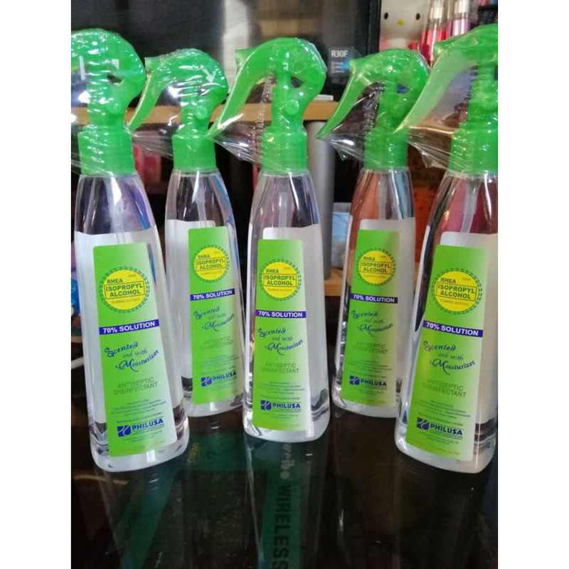 Rhea Isopropyl Rubbing Alcohol 70% Solution 350Ml 36E Fc | Shopee ...