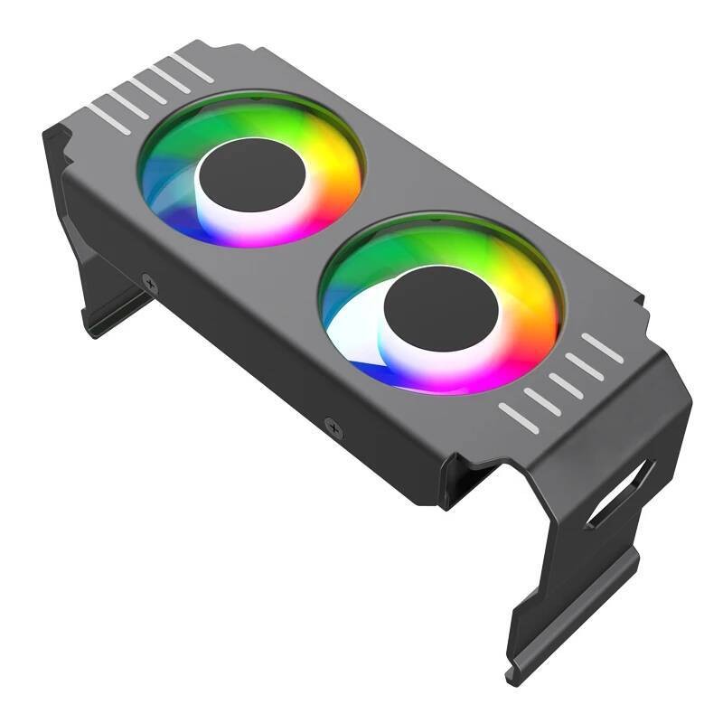 train Power D50 RAM Heatsink Dual 5020 Fans ARGB Light Synchronous ...