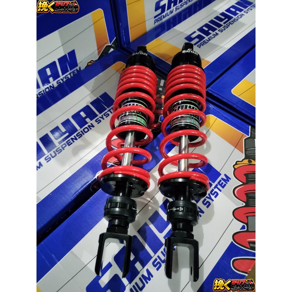 SAIYAN Premuim Fully Adjustable SHOCK 305MM 335MM FOR NMAX v1 v2 ...
