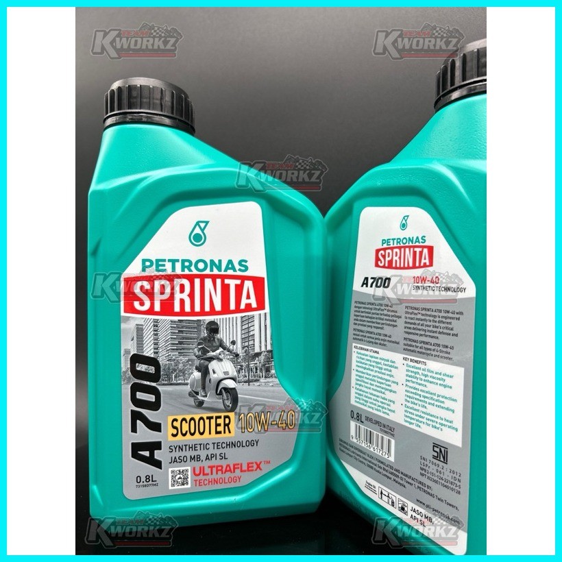 PETRONAS Sprinta Engine Oil A700 10W-40 SCOOTER 800ML or A900 Fully ...