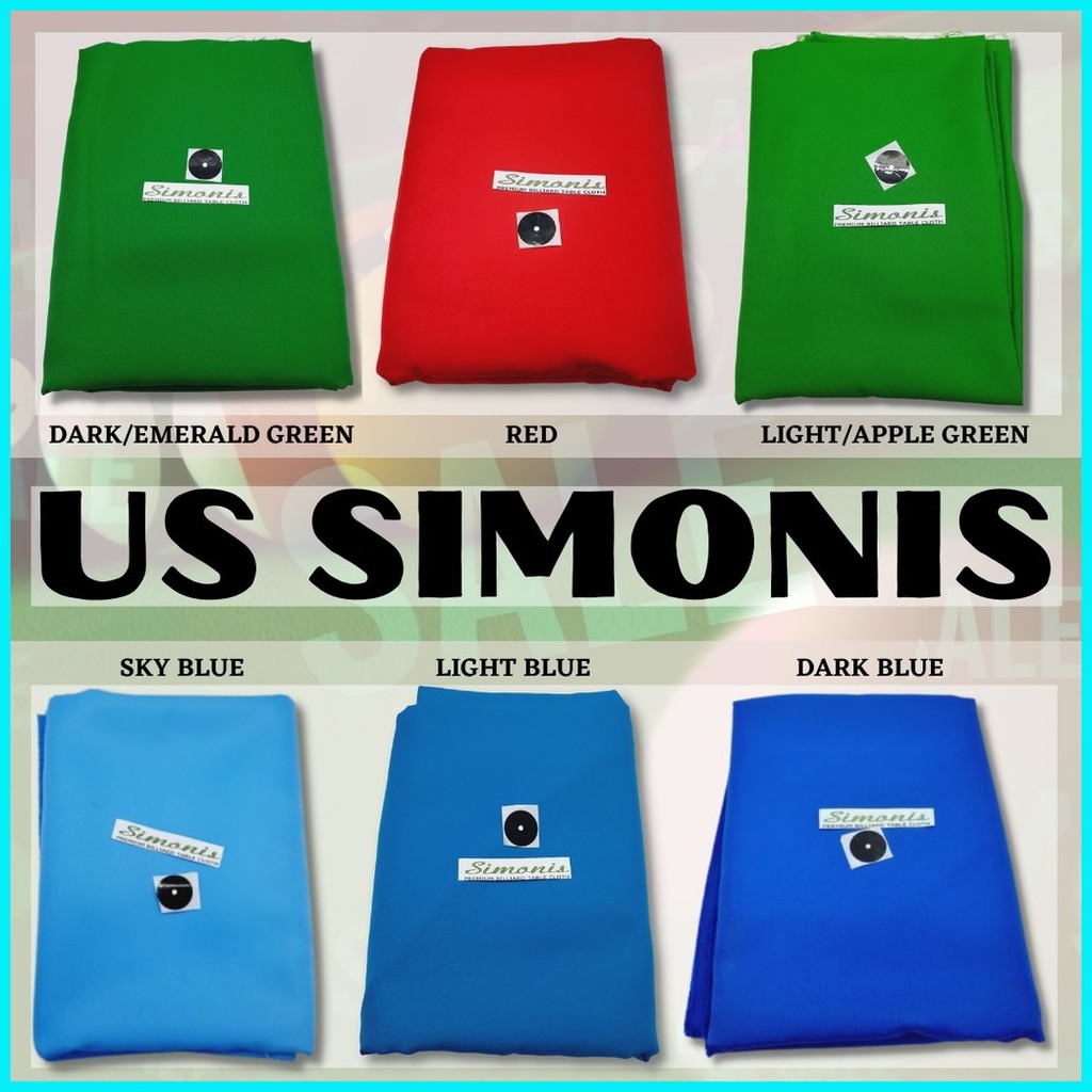 Any 1 Pc. Us Simonis Billiard Cloth Felt/Tapete ng Bilyaran(ABLP HIGH ...