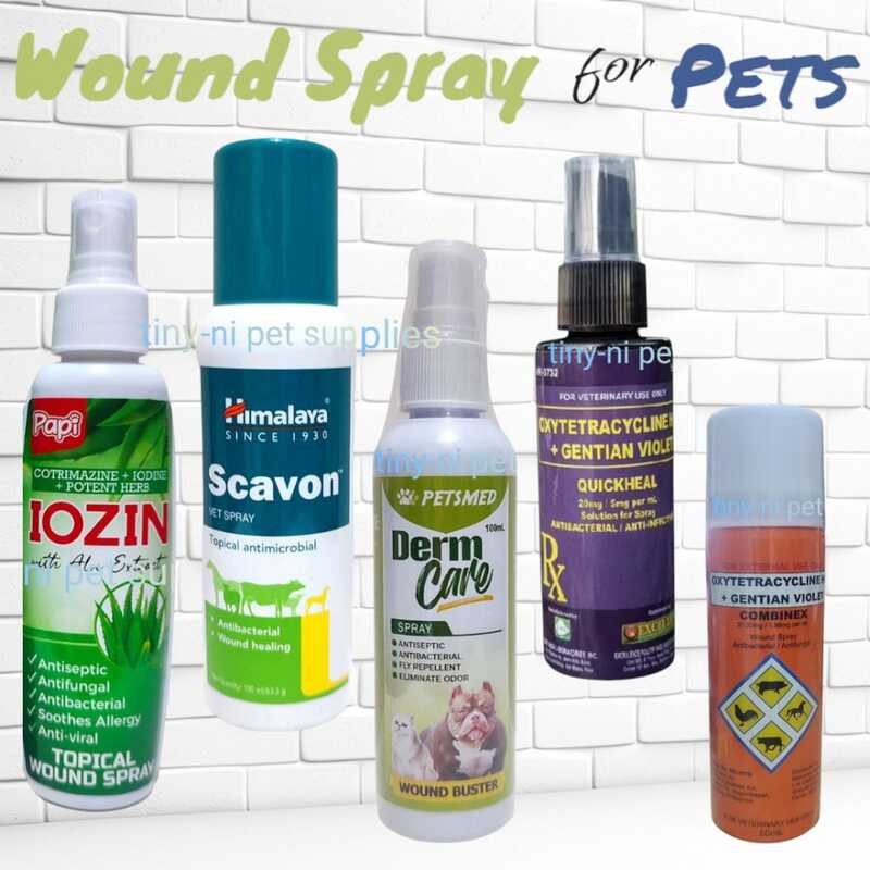 Spray COD For Pet Dogs And Cats| Iozin Dermcare Wound Buster Scavon ...