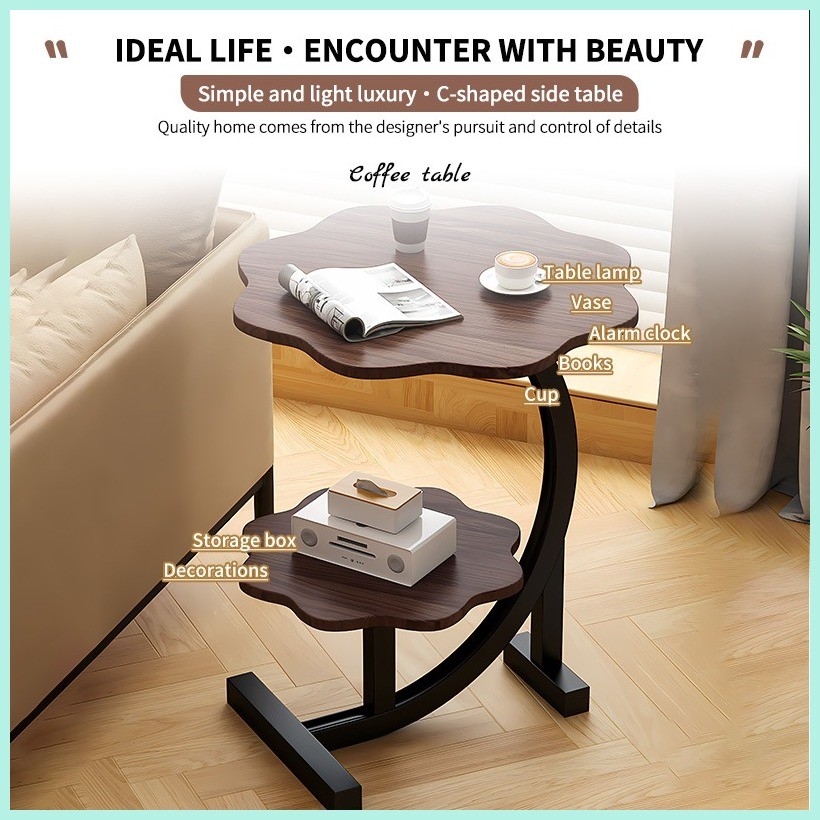 COD Nordic Side Table Coffee Table Corners Small Table Living Room Sofa ...