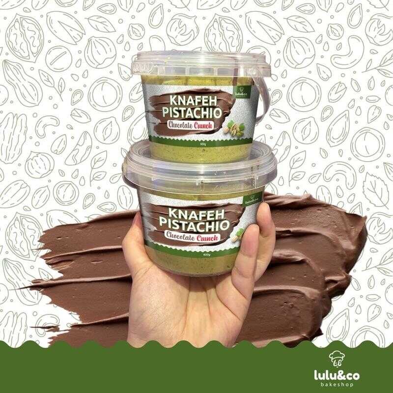 34A Dubai Inspired Viral Knafeh Pistachio Chocolate In A Tub ...