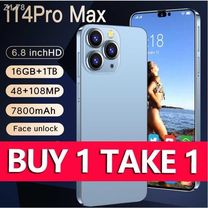 Global Version I14 Pro Max Ultra bumili kumuha 1 6.8inch Full Screen ...