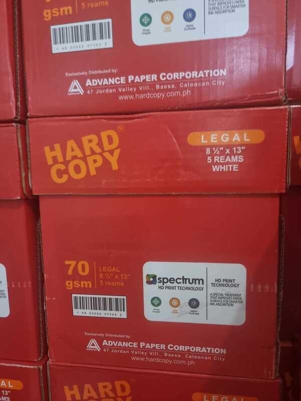Hard Copy 70Gsm Sa Bawat 1 Kahon (Maikli, A4, Mahaba) | Shopee Philippines