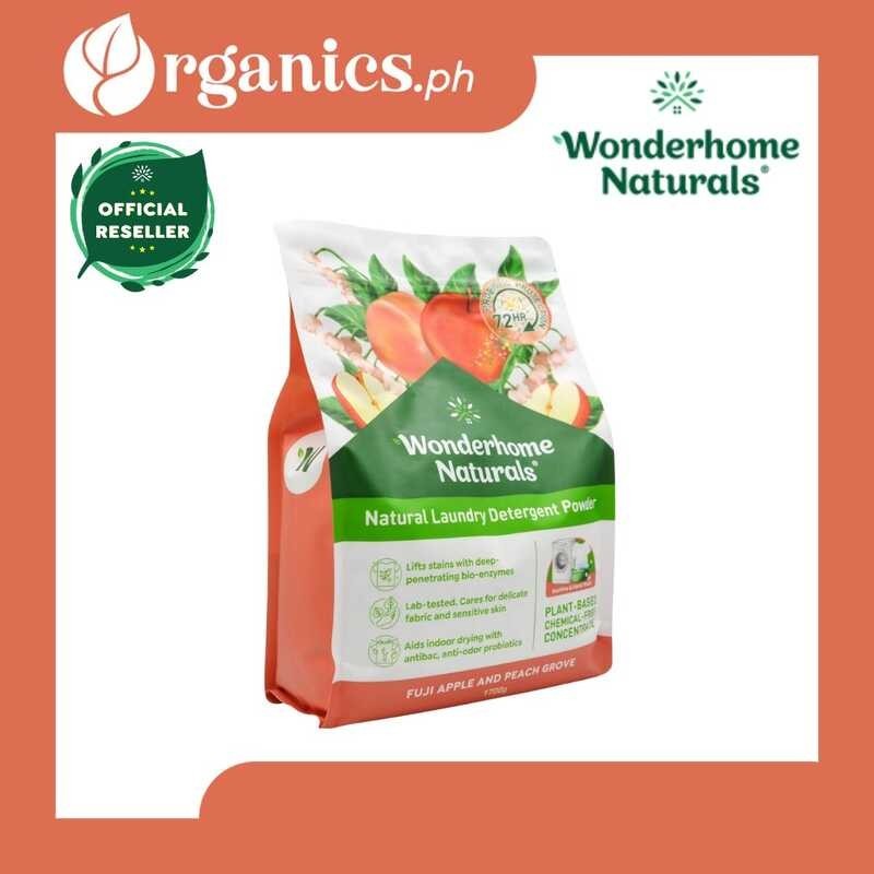 Wonderhome Natural Laundry Detergent Powder - Fuji Apple & Peach Grove ...
