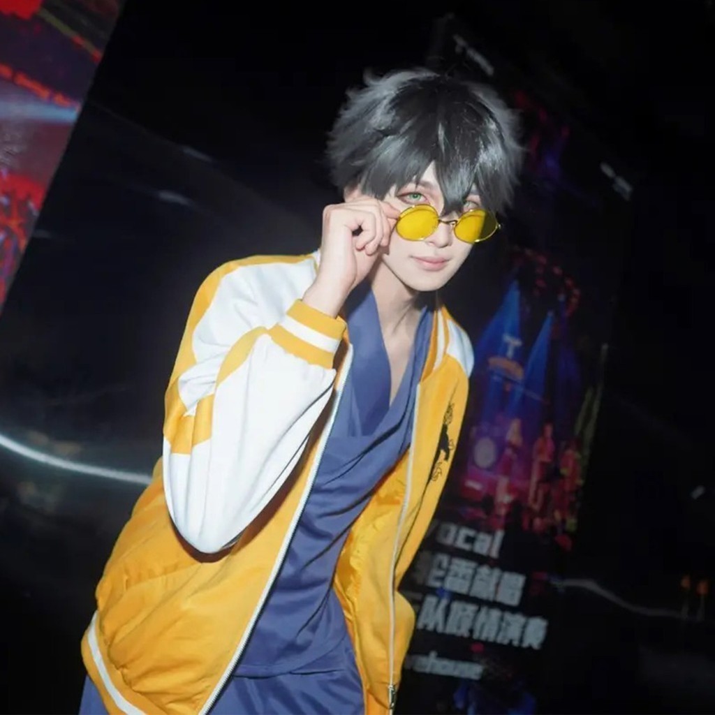 WIND BREAKER Sunglasses Jo Togame Yellow Orange Round Frame Eyewear ...