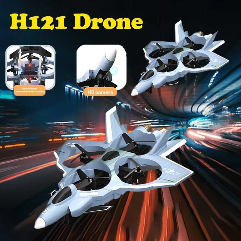 JJRC H121 Drone 2.4Ghz 4 Channel 360° Roll RC Glider Foam Plane Wing ...
