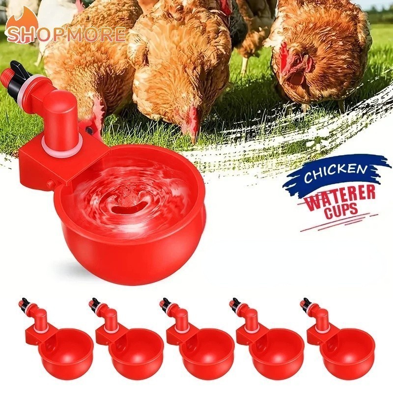 20/10pcs Home Poultry Automatic Drinking Bowl -Chicken Duck Water ...