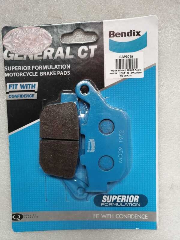 Bendix MD 29 Pads Para Sa Honda Cb400(Pb1, Nissin Calipers Lamang ...