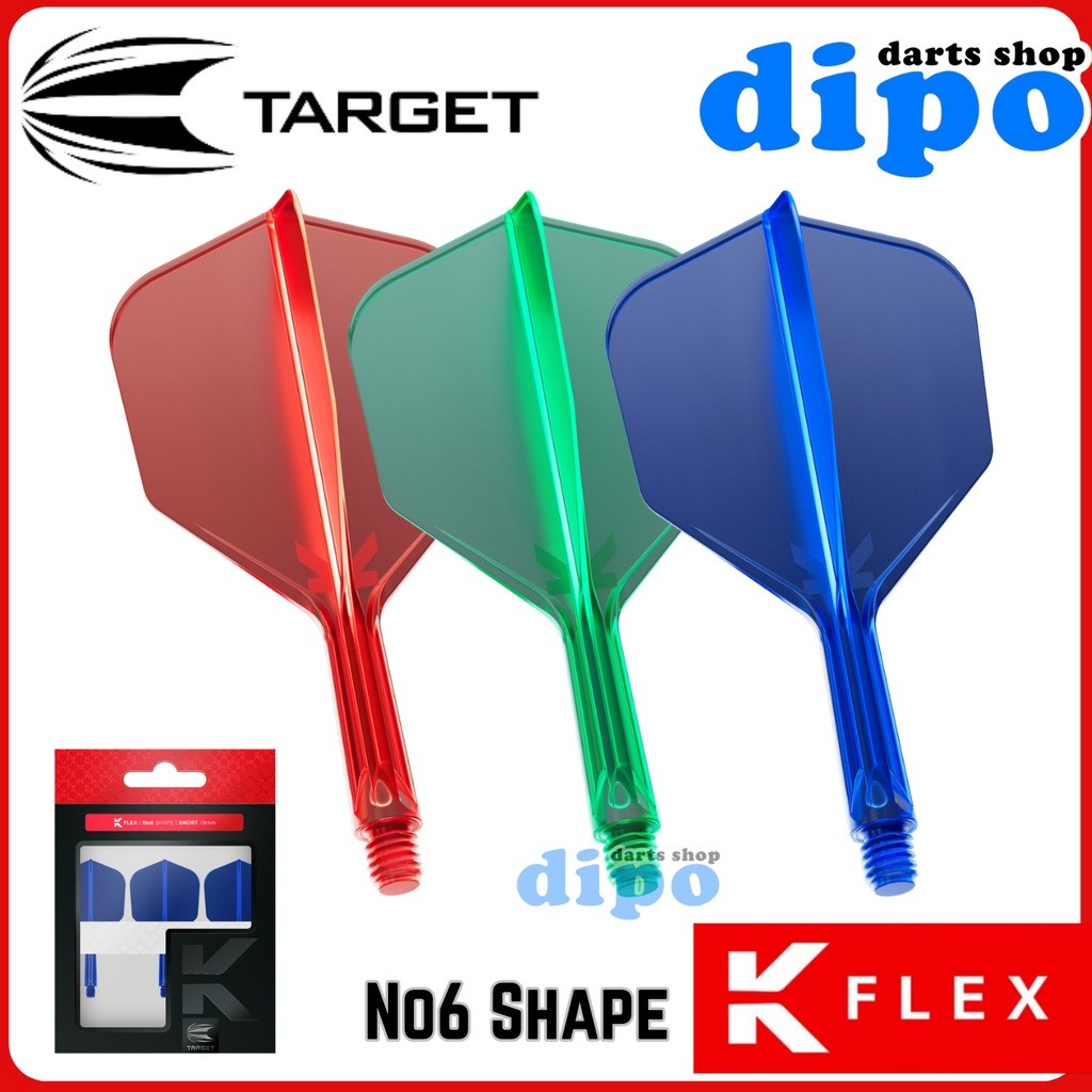 TARGET K-FLEX RGB 【 No.6 Shape) 】Hard Material Darts Flight - TARGET ...