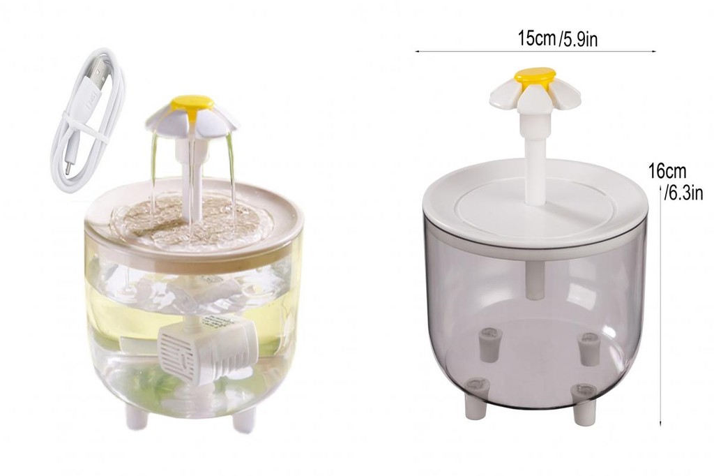 Spacious Water Tank Bird Bath Long Bathing Times for Birds Detachable ...