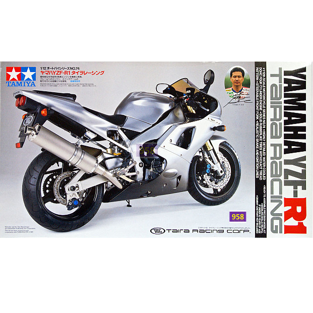 Tamiya14074 Tamiya 1: 12 Yamaha YZF-R1 Tadahiko Hei Mount Motorcycle ...