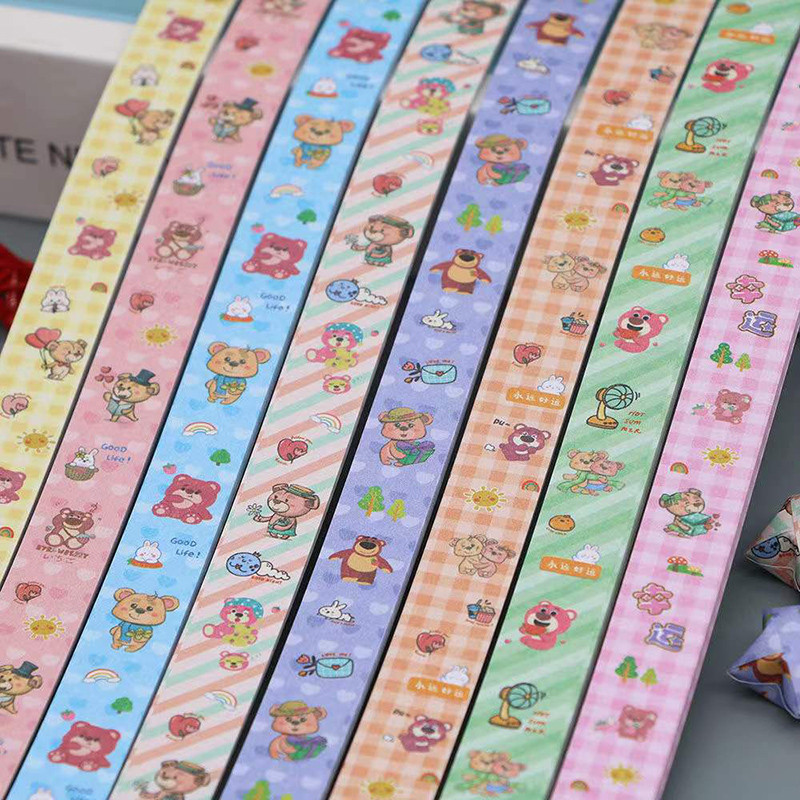 136pcs Cartoon Little Girl Star Origami Creative Starry Night Origami ...