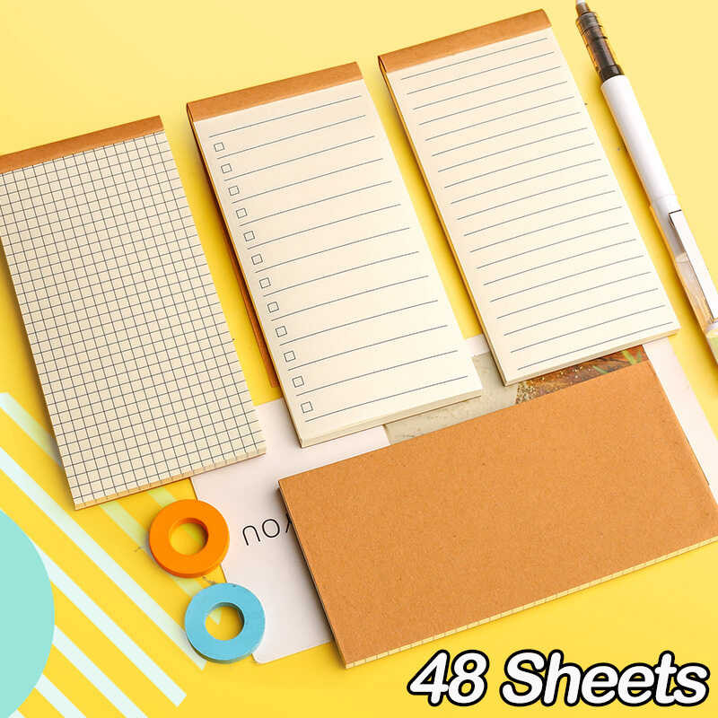 369 Note & Cover Mini TODO Tearable Kraft Paper Portable Checklist ...