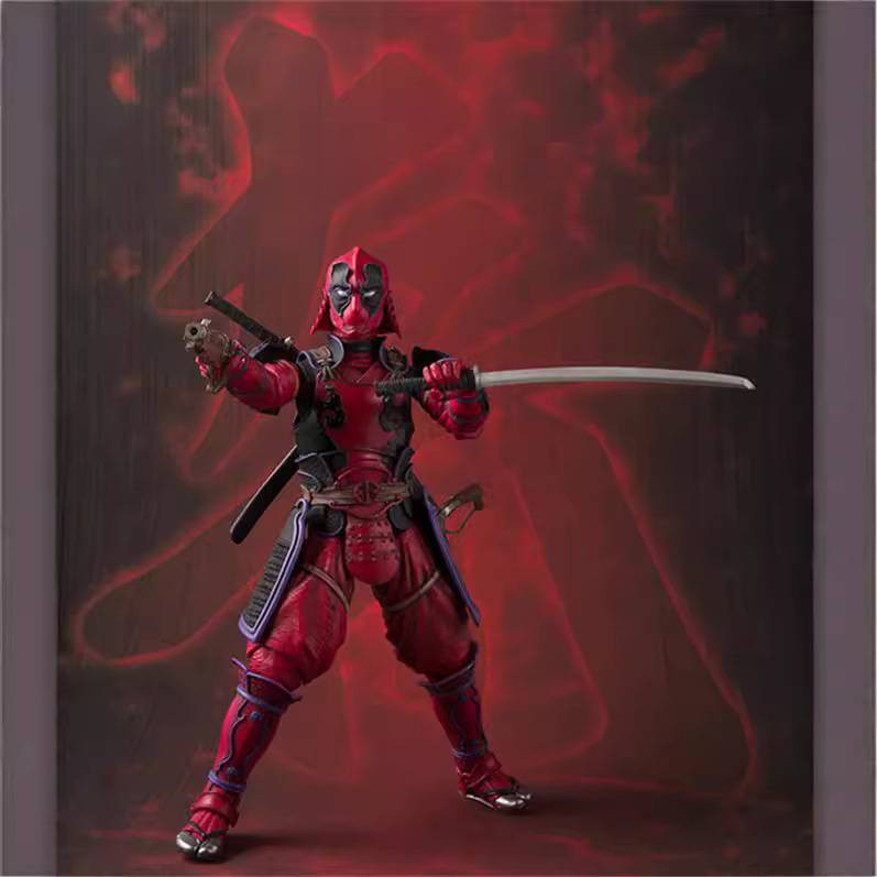 17cm Bandai Deadpool Action Figure Movie Avengers Famous General ...