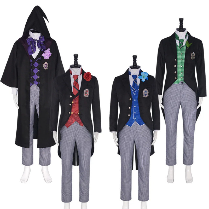 § Anime Black Butler Cosplay Costume Edgar Herma Lawrence Disguise Full ...