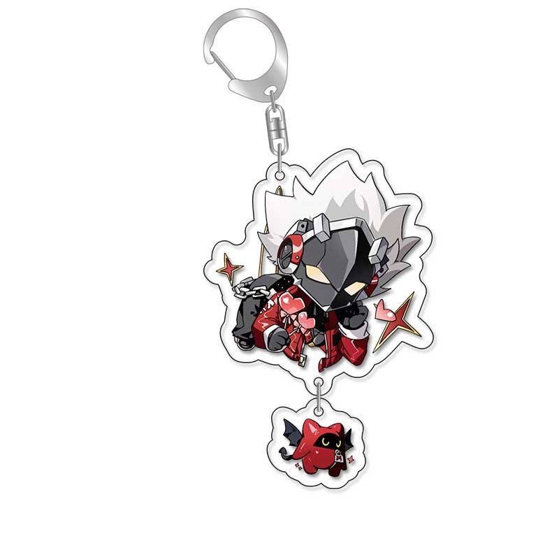 Zenless Zone Zero Anby Demara Billy The Kid Anime Keychain Cartoon ...