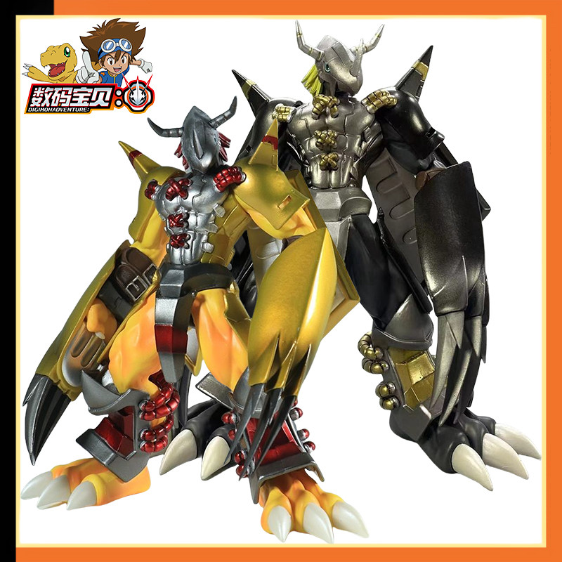 20Cm Digimon Adventure Anime Figure War Black Greymon Action Figurine ...