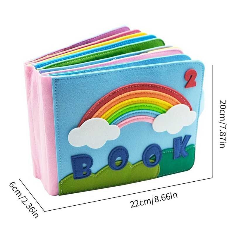 3D Puzzle Angels Felt Book Cloth Stereoscc Early Learning Educational ...