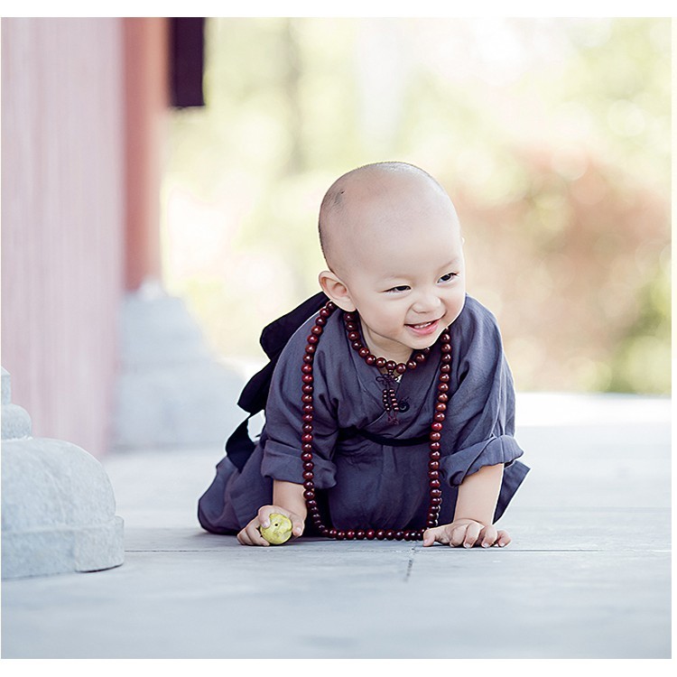 boy, child, children, little monk, clothing, children, Shaolin, temple ...