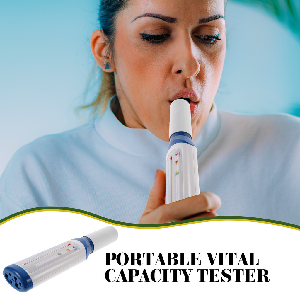 Portable Spirometer Peak Speed Meter Expiratory W Lung Asthma Detector ...